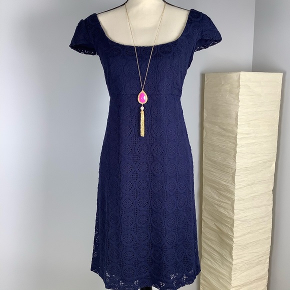 Lilly Pulitzer | Dresses | Lilly Pulitzer Laurent Dress In Navy | Poshmark
